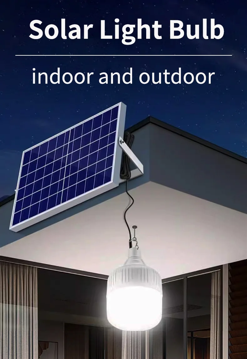 Solar Light Bulb for Chicken Coop - LED & Timer Sensor
