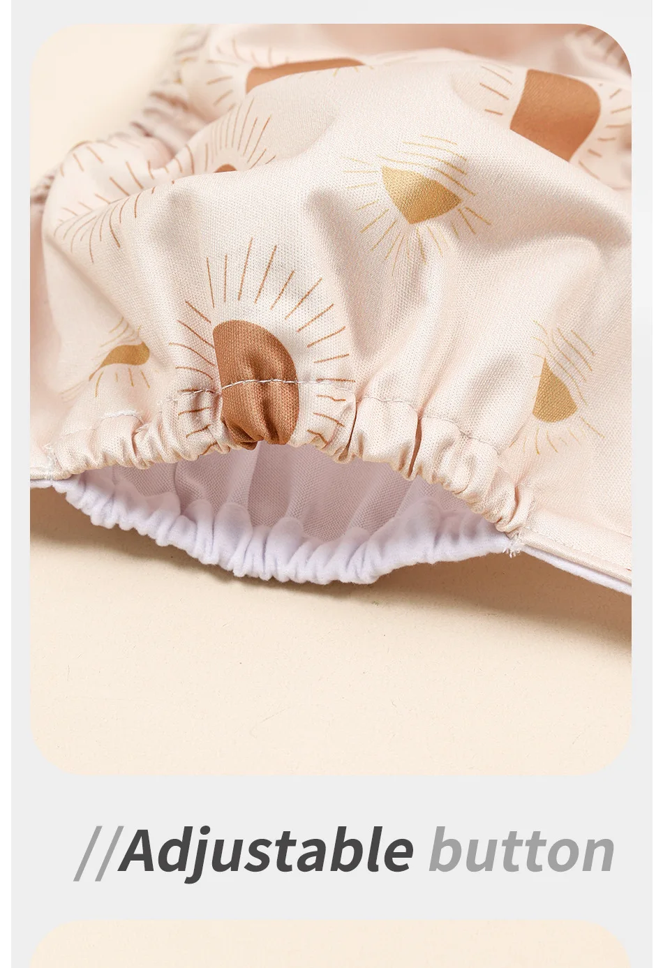 Happy Flute Custom Label Baby Diaper With Suede Cloth Inner Adjustable ...