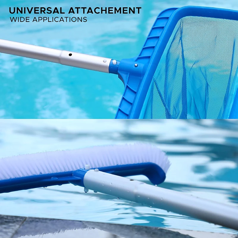 Aluminum Swimming Pool Pole Adjustable Aluminum Telescopic Swimming ...