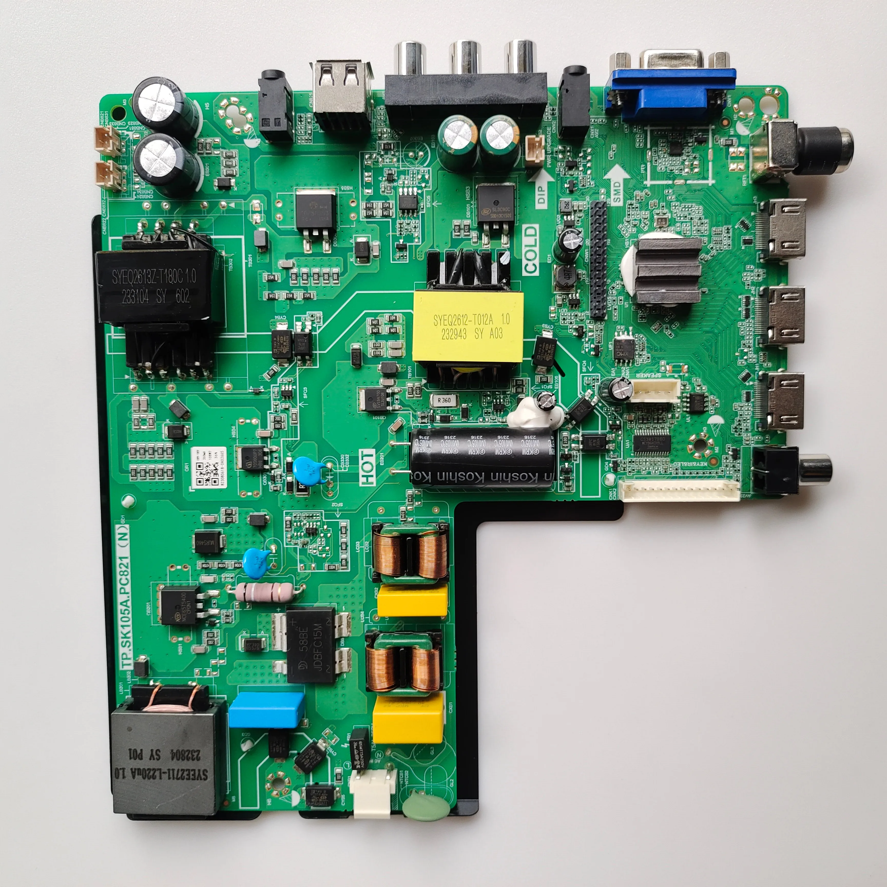 TP.SK105A.PC821 - Universal LED TV Motherboard with 80W Backlight Power