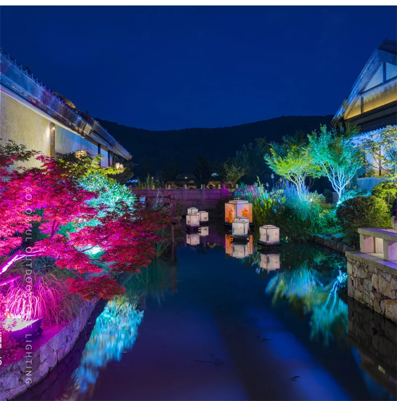 Led Tree Hug Lamp Outdoor DMX512 - Colorful Garden Light