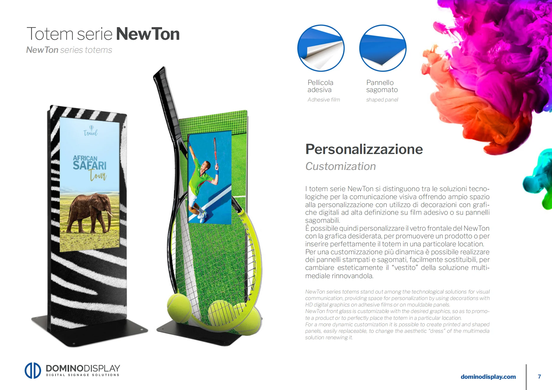 Made In Italy Aesthetic And Functional Newton 55 Ts Multimedia Totem ...