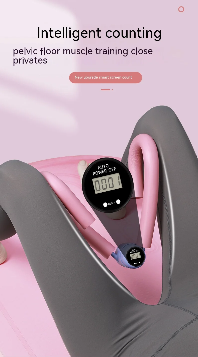 Counting Leg Clamp Pelvic Floor Muscle Trainer Tight Buttocks Thighs ...