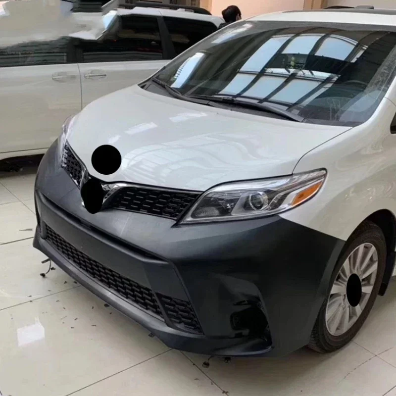 Body Kit Front Bumper Grill Fog Lamp Assembly For Toyota Sienna 2011 ...
