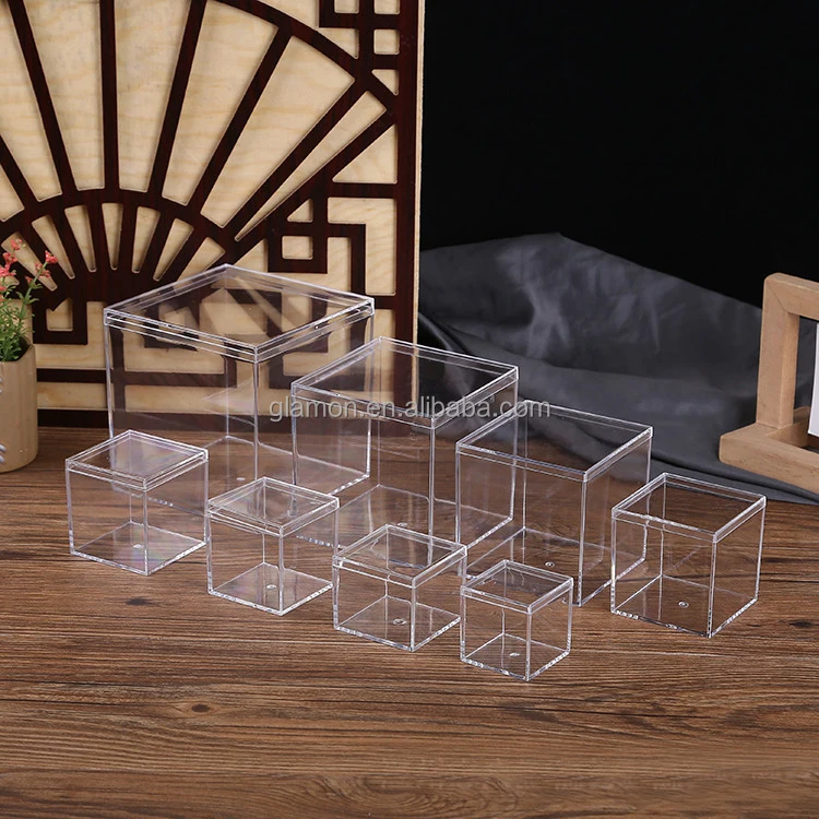 Clear Plastic Packaging Container - Rectangle 8.5x8.5x3.5cm