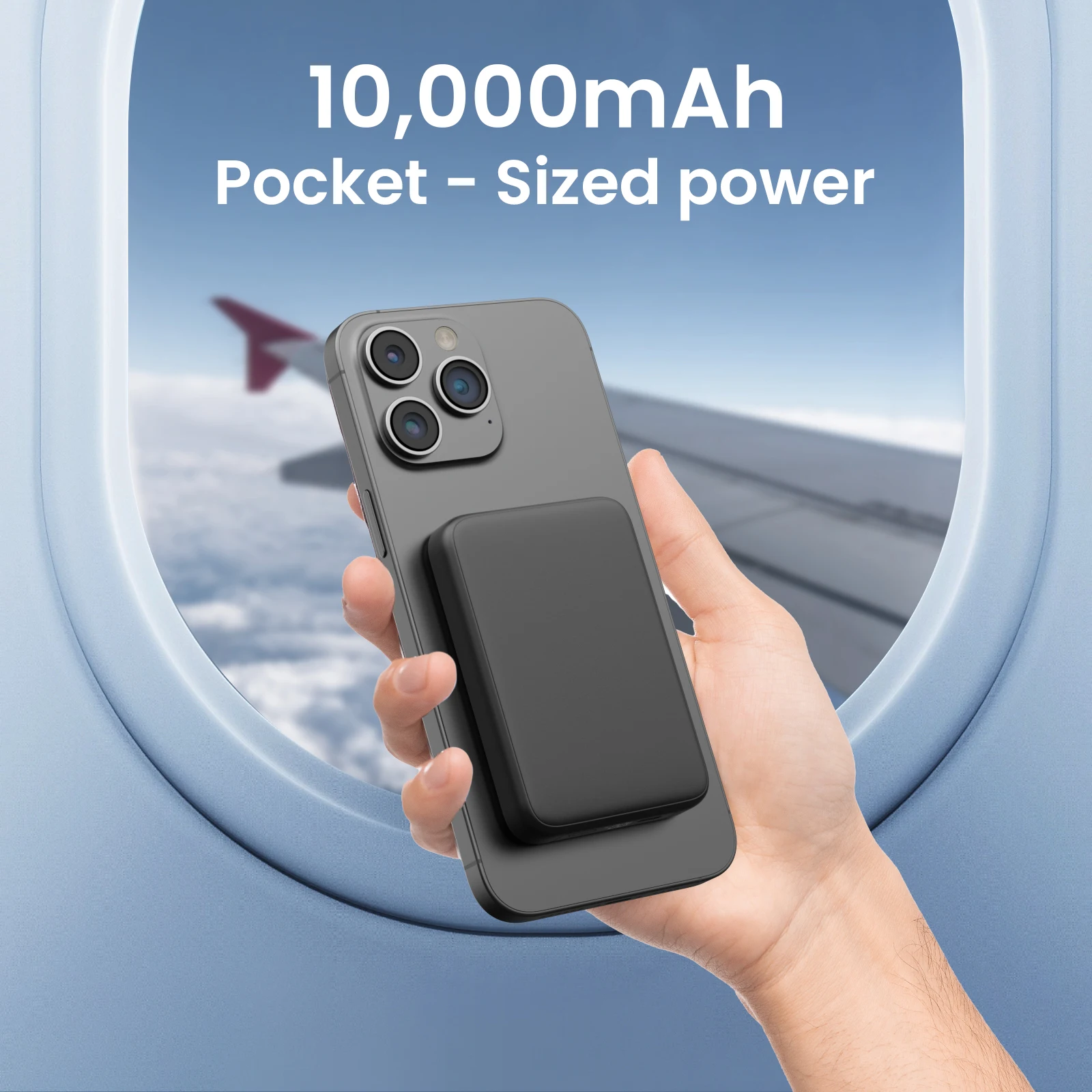 Magnetic Power Bank 10000mah Power Banks Wireless Charger Powerbank ...