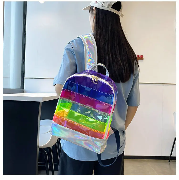 Factory Colorful Shining Holographic Irresistable Icy Rainbow Clear ...