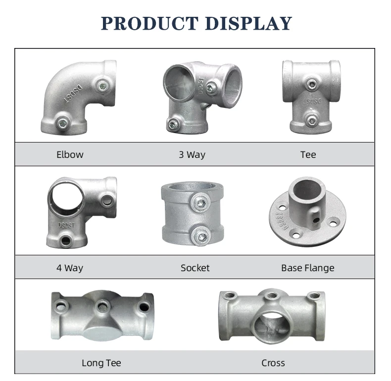 Adjustable Tee 30°-60° Degree Fitting - Aluminum Alloy Clamps
