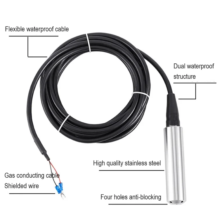 High Quality Submersible Liquid Level Transmitter Stainless Steel ...