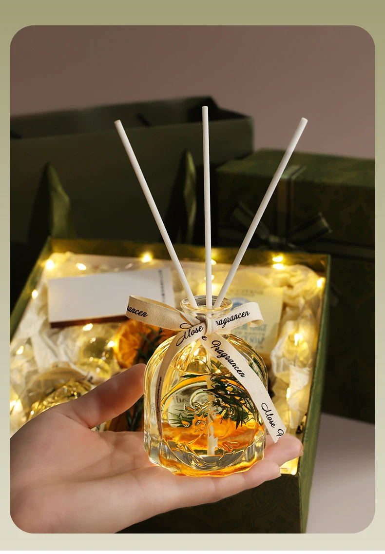 Valentine Luxury Packaging Green Box Souvenir Soy Wax Scented Candle ...