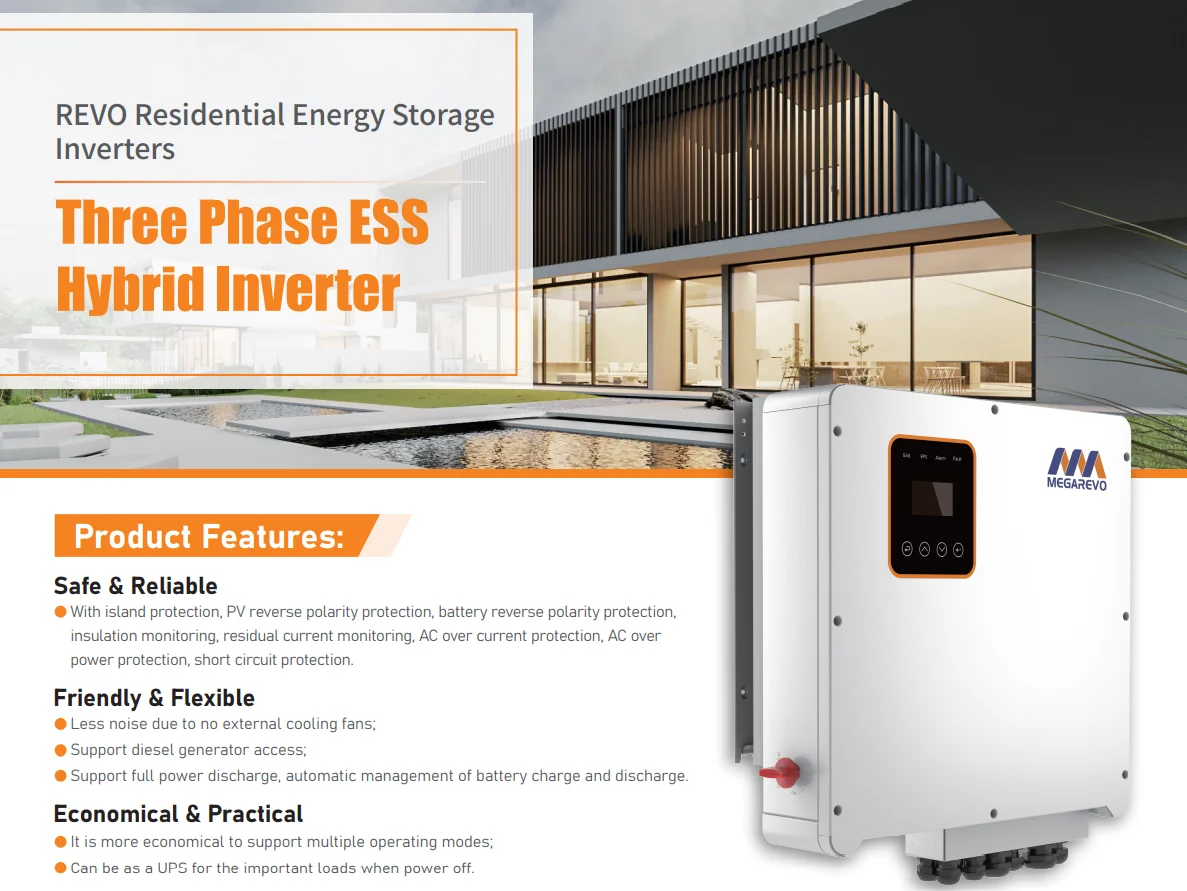 Megarevo Inverter 3 Phase 8KW 10KW 12KW Off Grid Solar Inverter MPPT ...