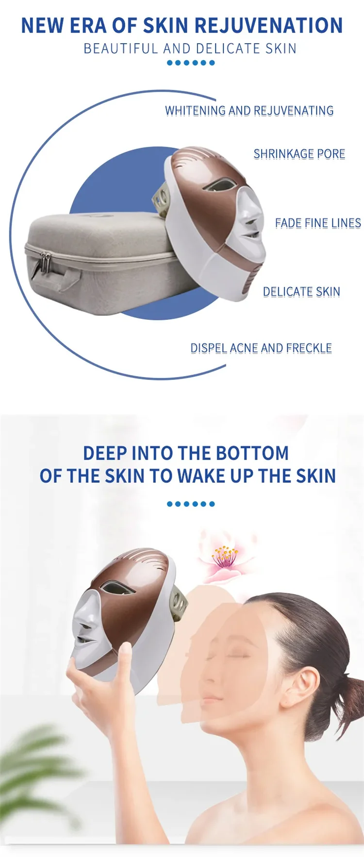 Spa Led Lamp Cleopatra Skin Care Facial Machine Colorful Led Light ...