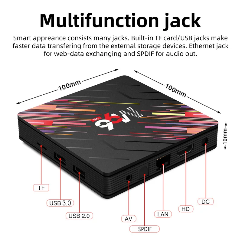 4k Android Tv Box M96 Color 4gb Ram 32gb Rom Android Box For Tv Dual ...