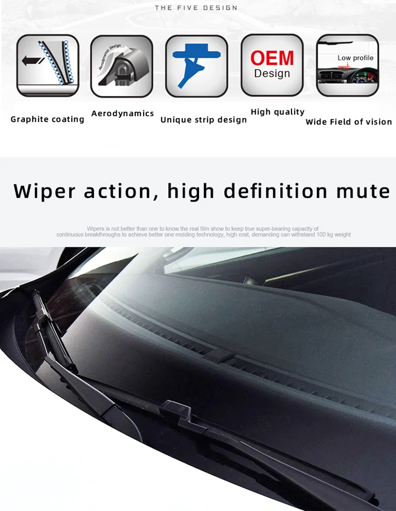 Multi Function Boneless Common Style Water Cleaning Windscreen Wiper ...