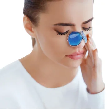Reusable Hot Cold Compress Re-stickable Cooling Ice Gel Nose Mini Pack ...