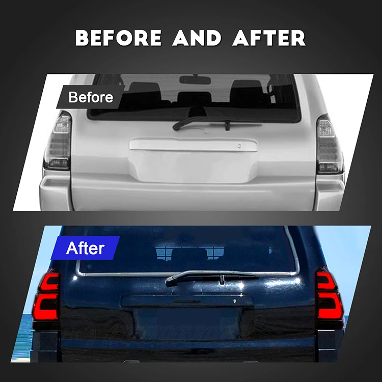 Hcmotionz Drl Sequential Animation Car Rear Lamps Assembly 2003-2009 ...