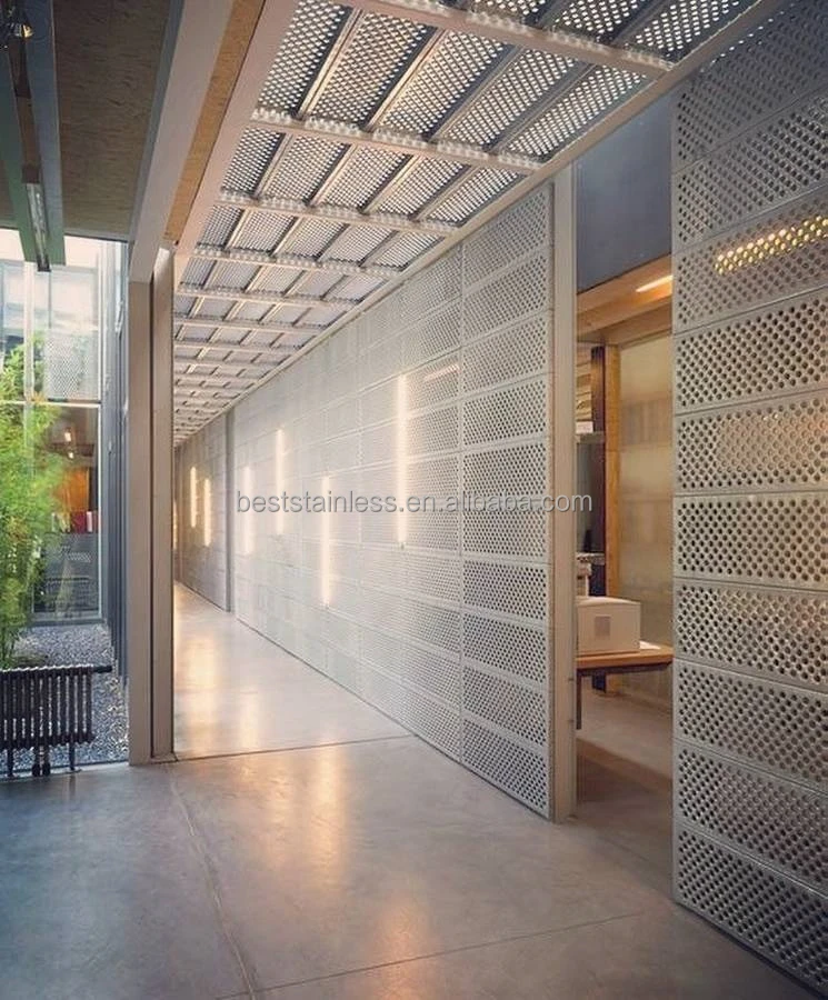 Aluminum Perforated Strip Ceiling Panel/perforated Metal Ceiling Panel ...