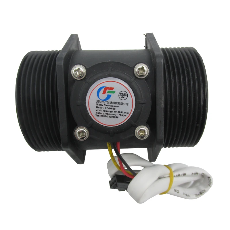 Yf-dn50 Micro-hydro Generator Water Flow Sensor G2inch Yf-dn50 Hall ...