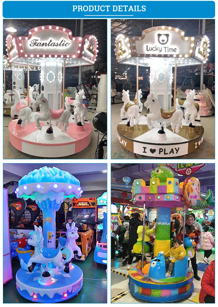 Mini Amusement Mobile Merry-Go-Round for Kids - 2 Year Warranty