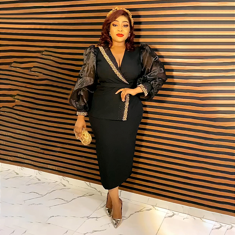 H & D Custom = Dresses Latest Lady Fashion African Dresses Elegant ...