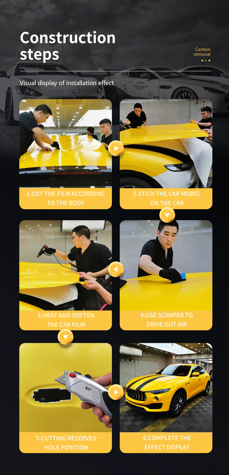 Rainbow Laser Car Wrap Vinyl - Self Healing & Color Changing