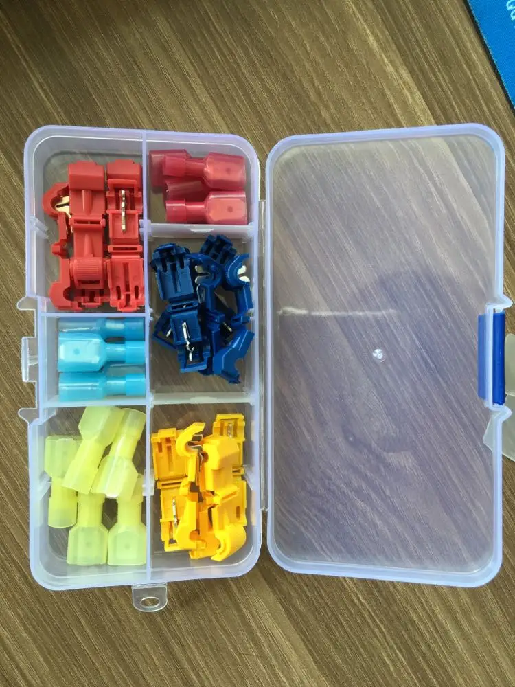 100pcs Set Scotch Lock Quick Splice Connector Terminals Assortment Kit ...