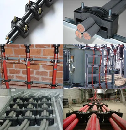 High Voltage Big Plastic Cable Clamp - 90-150 Wiring