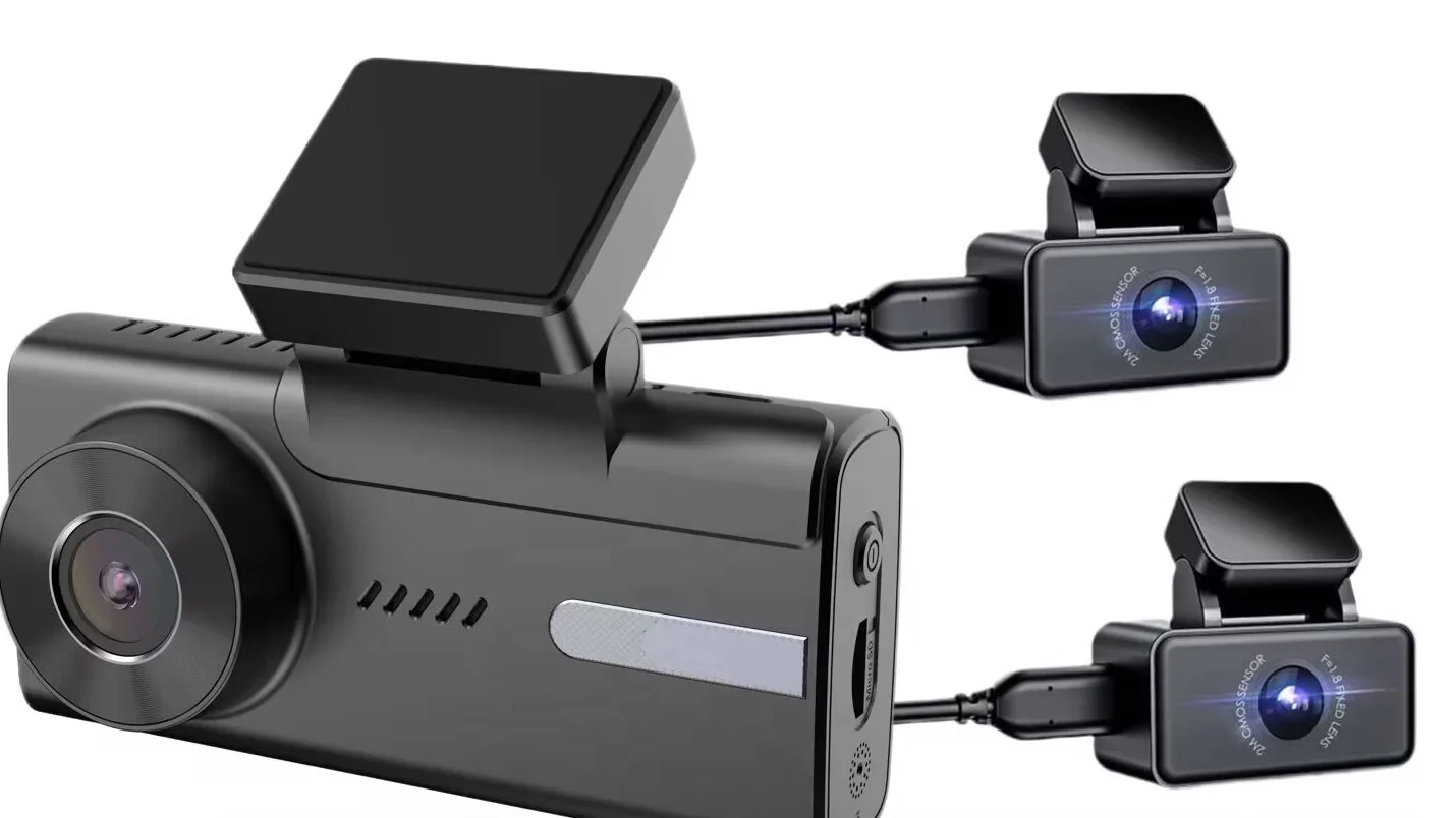 Azdome M580 2023 New Touch Screen 3 Way 4k+1080p+1080p Car Black Box ...