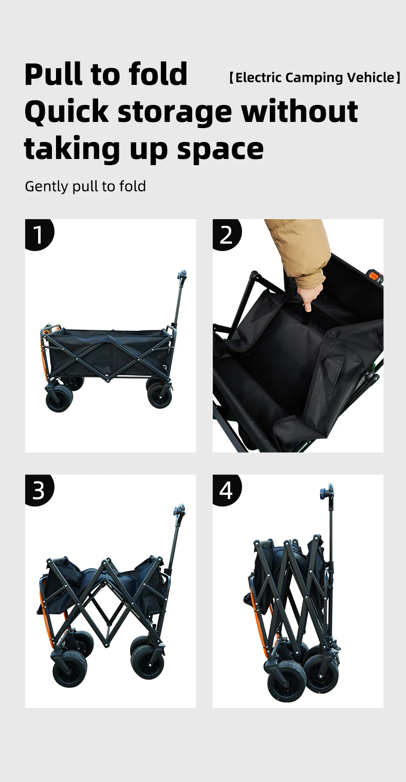 Booster Boluojun Electric Camping Cart - Portable & Durable