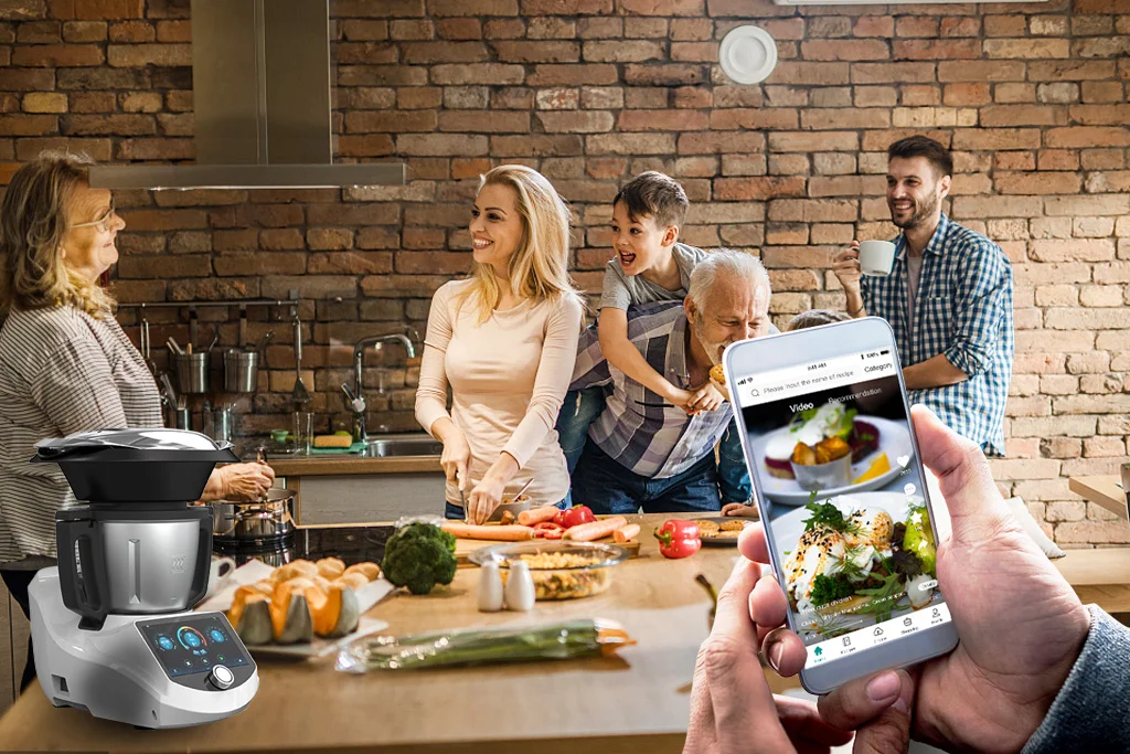 Multifunctional Thermomix Kitchen Robot - Smart Food Processor