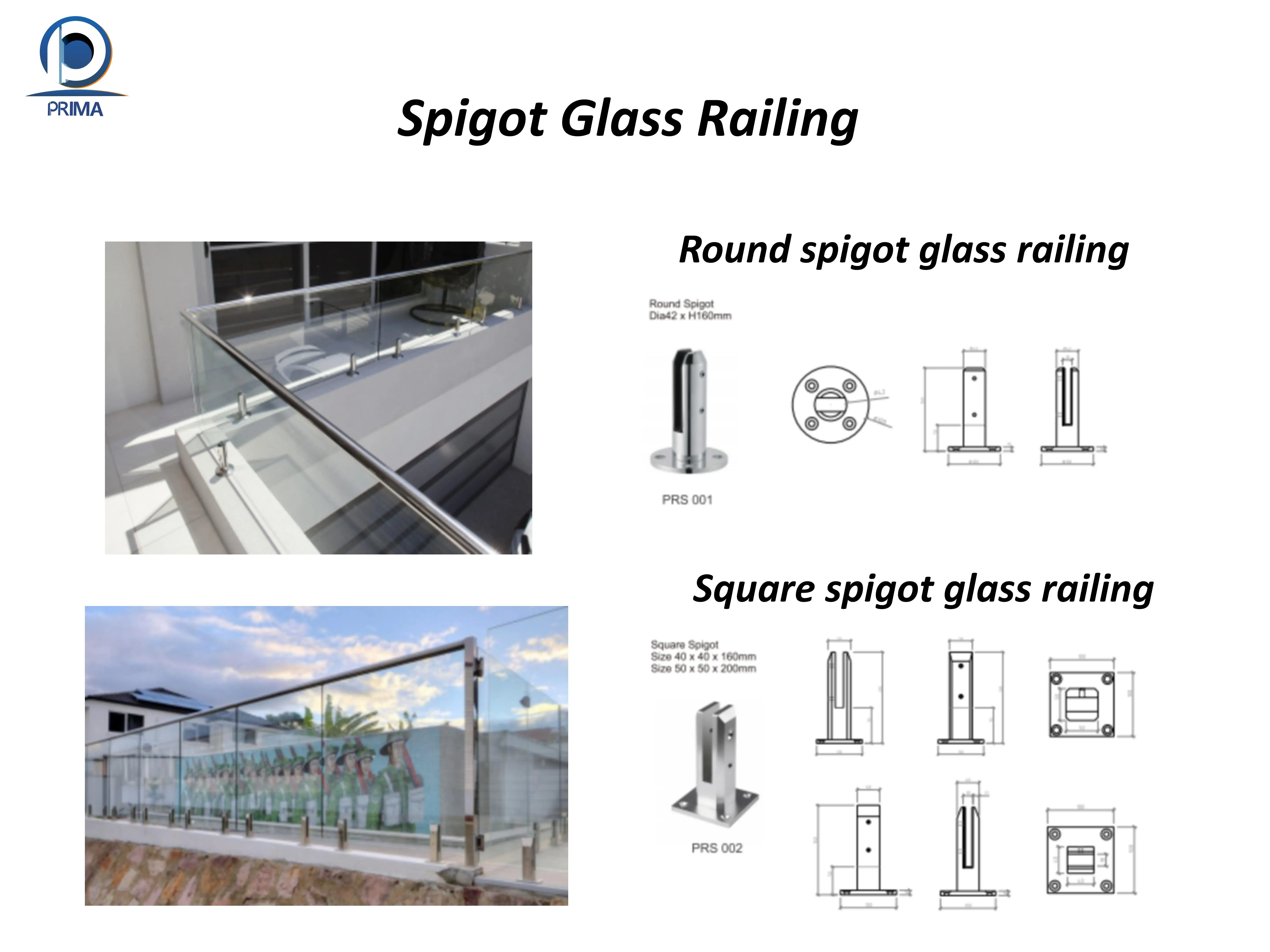 Prima Swimming Pool Security Spigot Balustrade Safe Glass Railing - Buy ...