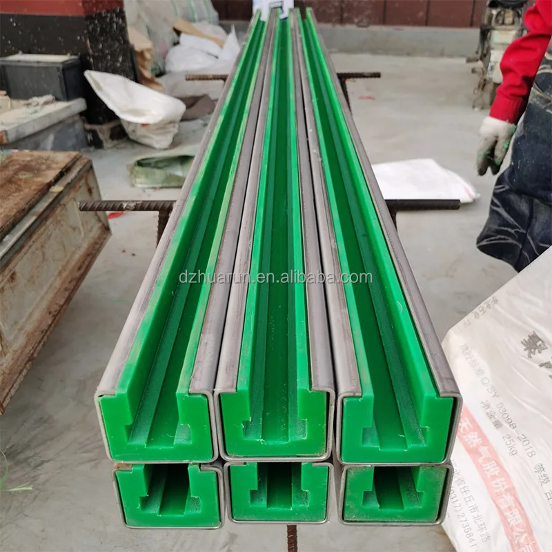 T-type Uhmwpe Plastic Conveyor Chain Annular Guide Rail In Polyethylene Conveyor Chain Drive ...