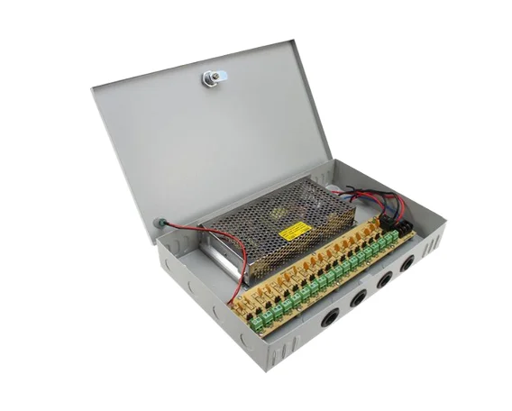 12V10A 9-Channel Centralized CCTV Security Power Supply Box Electric ...