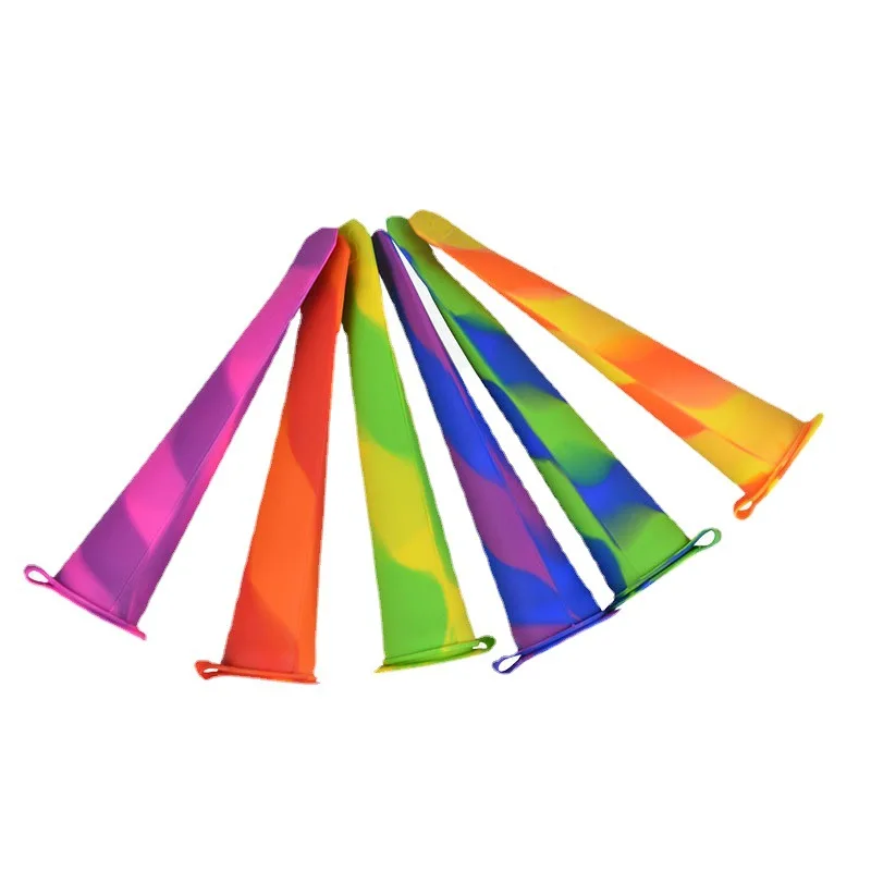 Multi Color Popsicle Mold - Reusable Silicone Tape Lid