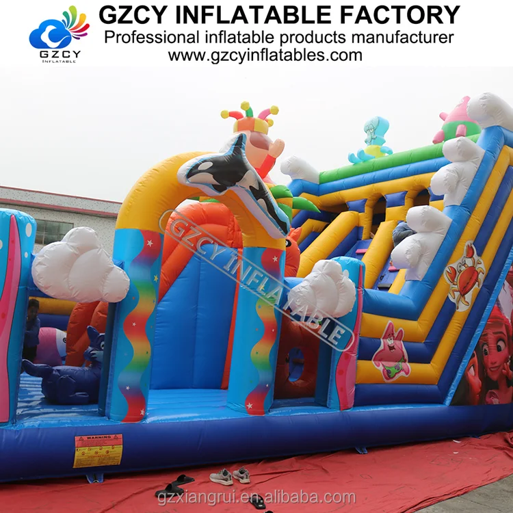 Latest Design Inflatables Castle Bouncy Amusement Park Bounce House ...