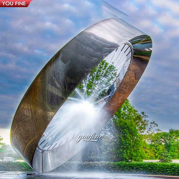 Metal Water Sculpture