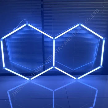 Suez Rgb Led Hexagon Lights With Vibrant Color Changing Hex Led Light ...