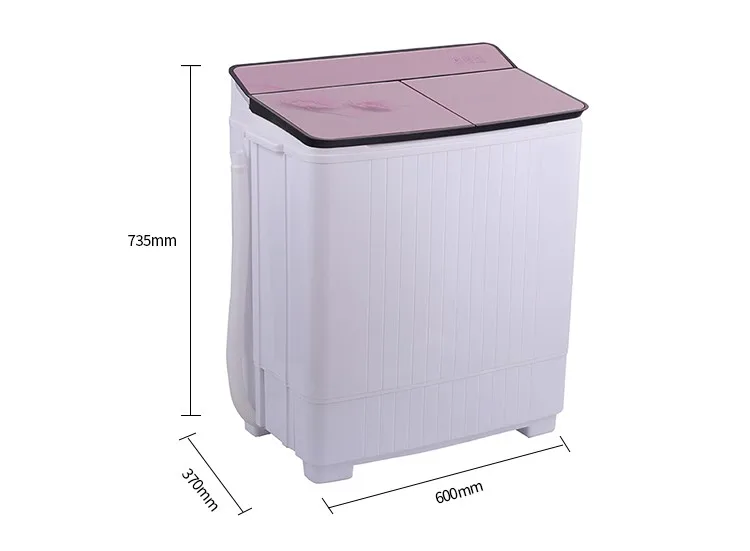 Dc 12v Energy Saving Semi Automatic Solar Washing Machine With Clothes ...