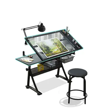 School Furniture Desk Artist A1 Drawing Table Adjustable Drafting Table ...