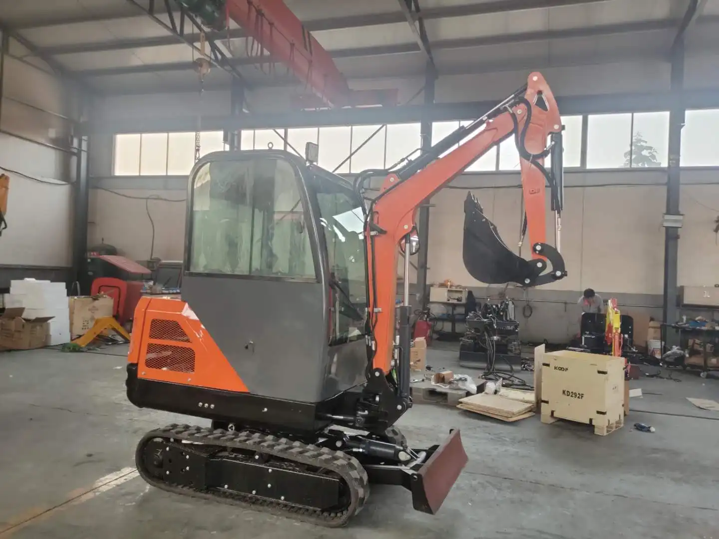 New 2.0 Ton Operating Weight Mini Digger Excav Mini Crawler Excavator ...