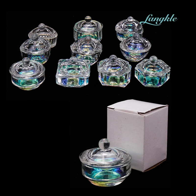 Wholesale Dappen Dish Mini Dappen Dish With Lid Didderent Shapes Nail ...