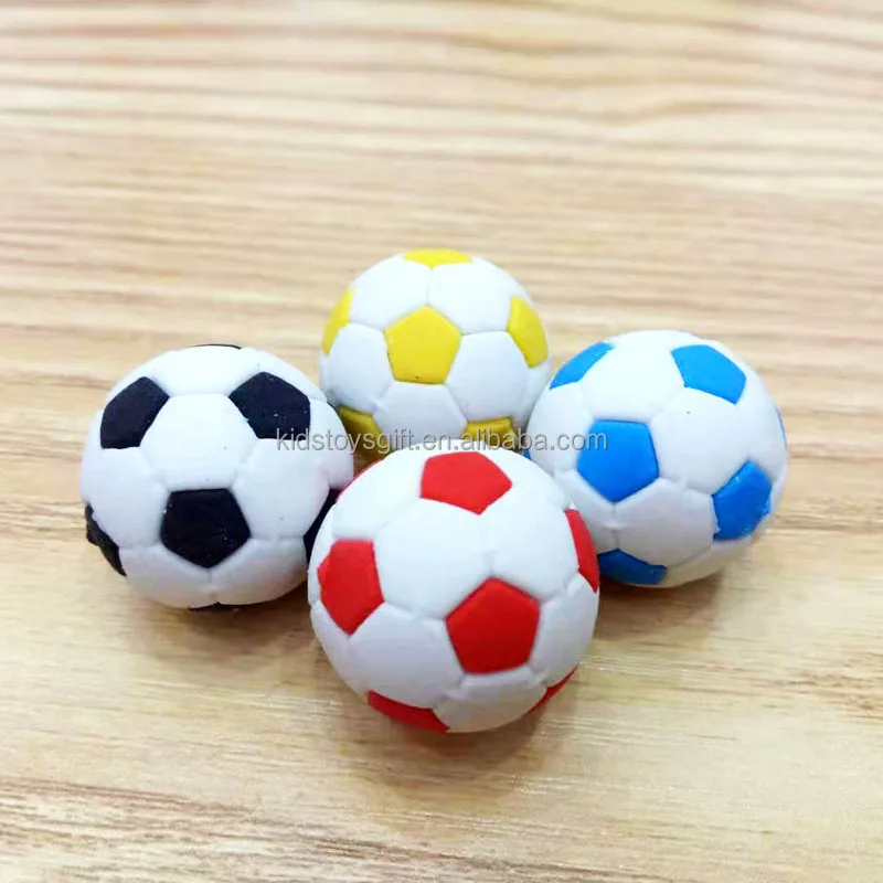 DIY Soccer Erasers Sport Ball Erasers Soccer Miniatures Mini Soccer ...