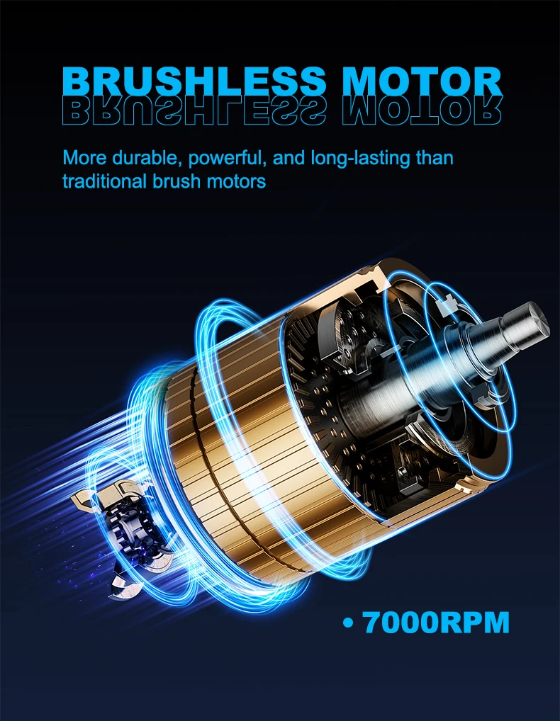 Iclipper-k77 Professional Hair Clipper with Brushless Motor