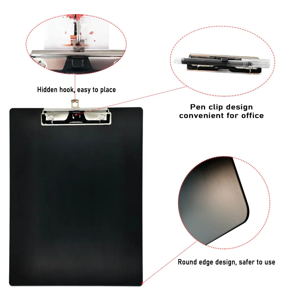 2023 Clipboard Metal Aluminum Office 12.5 X 9 White Color Folding ...