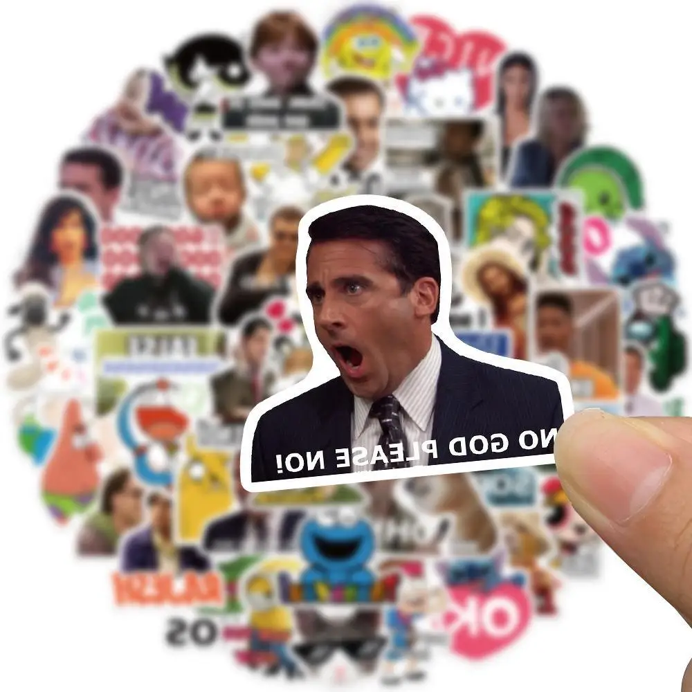 100 Popular Memes Graffiti Stickers - Waterproof & Customizable