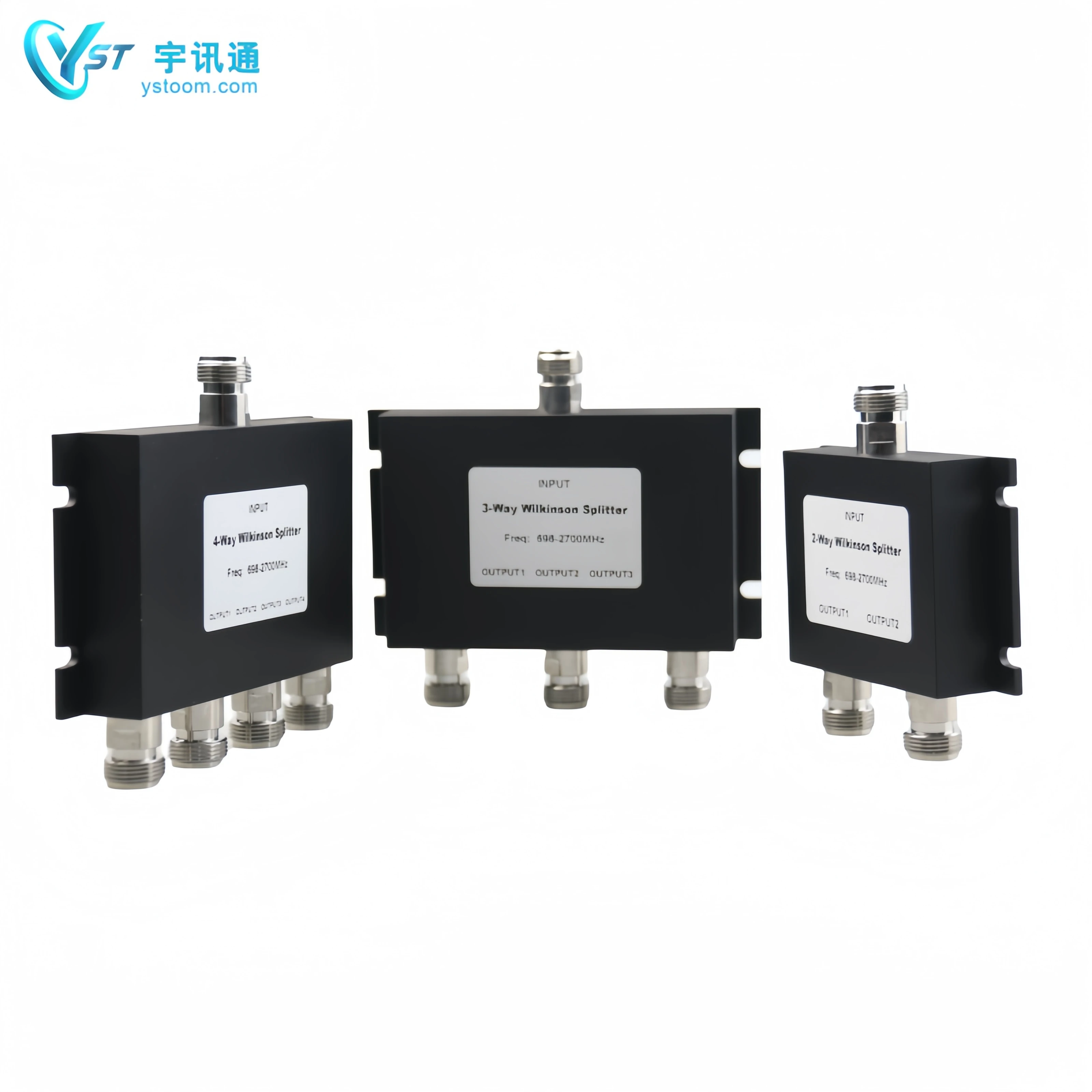 Rf Power Splitter Combiner 698-2700mhz Power 4 Ways Splitter N-female ...