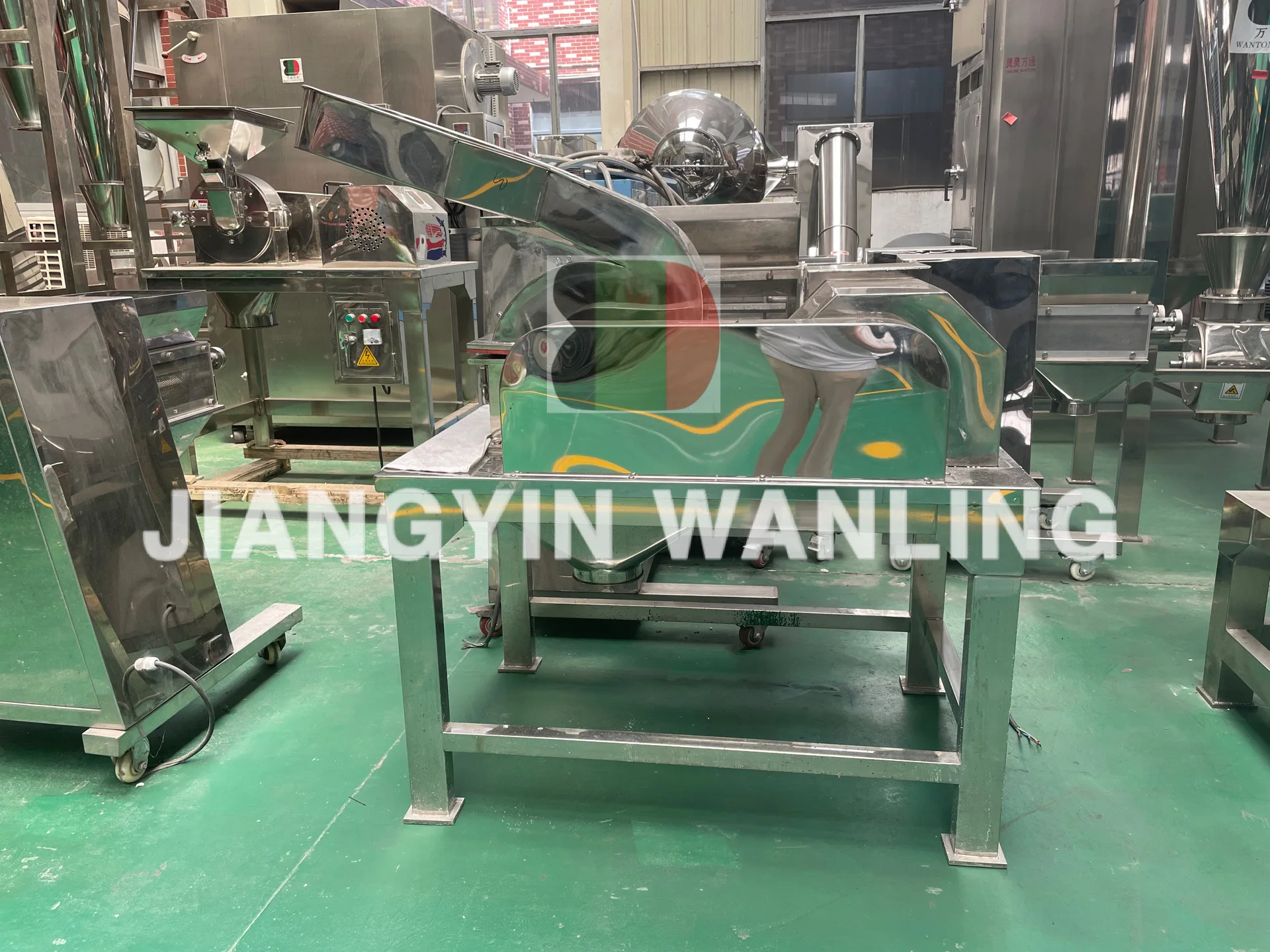 LKH WSDF Electric Motor-Driven Stainless Steel Chili Pepper Tea Leaves ...