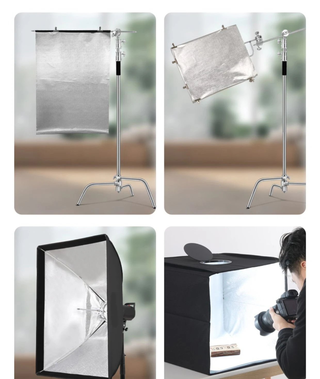 Photographic Reflector Cloth Diy Backdrop Background Reflector Cloth ...