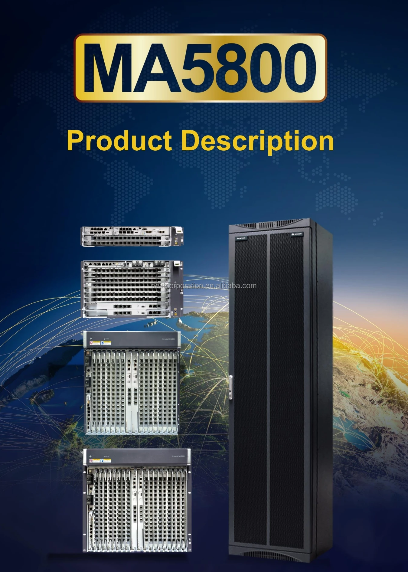 Smartax MA5800-X17 GPON EPON OLT - 10.5 Tbit/s Performance