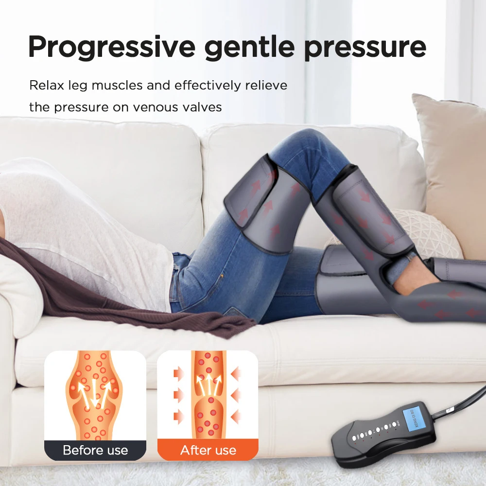 Best-Selling Air Compression Foot and Calf Massager Leg Relaxation and ...